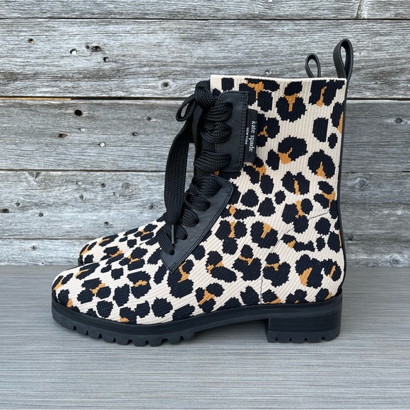 kate spade | Shoes | Kate Spade New York Merigue Knit Laceup Lug ...
